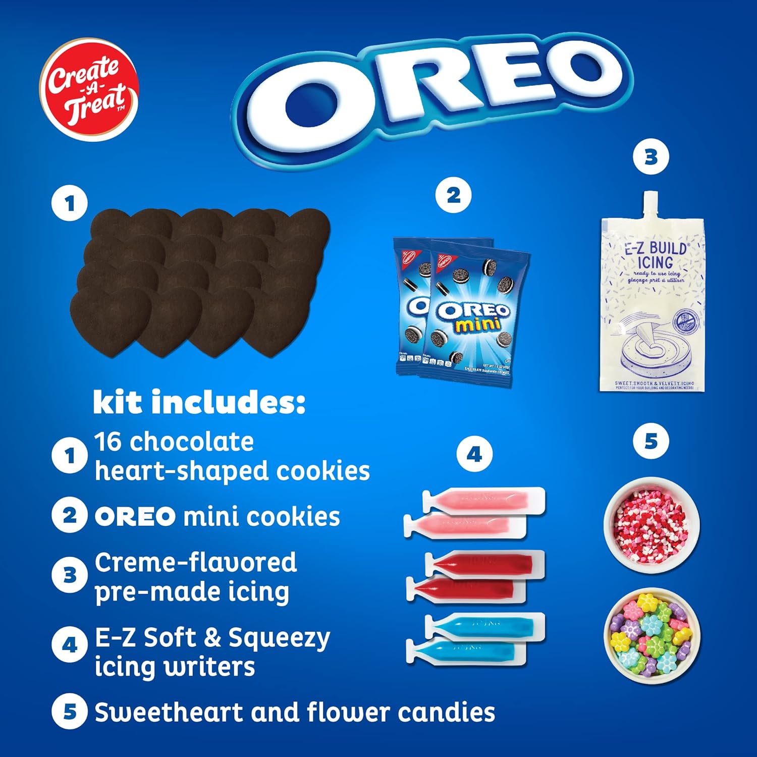 OREO – Kit de galletas para regalo del día de San Valentín 16 unidades ...
