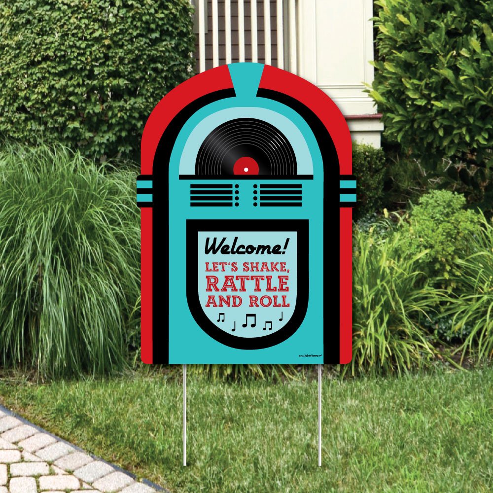 Buy Big Dot of Happiness 50's Sock Hop - Party Decorations - 1950s Rock ...