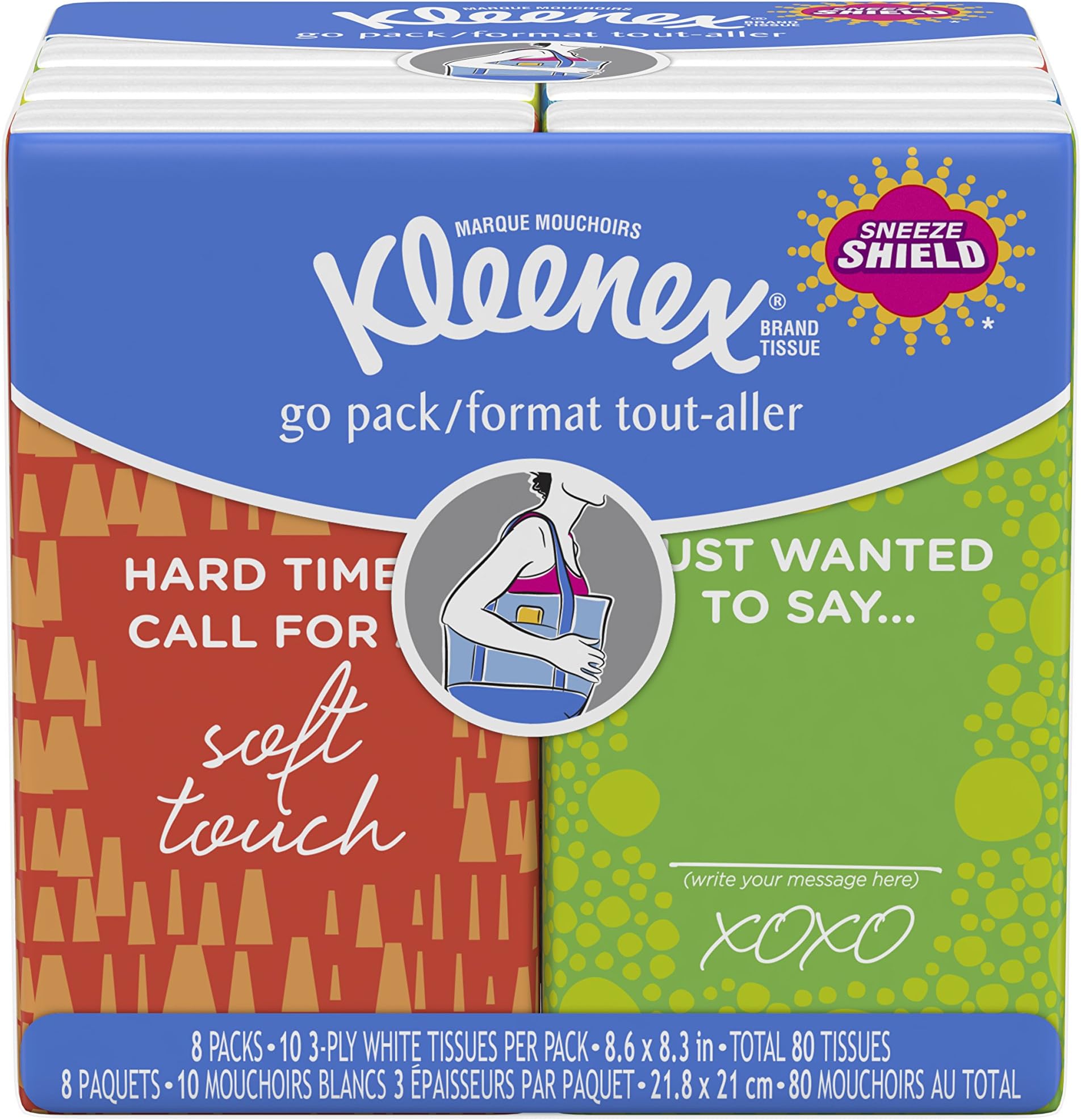 Amazon.com: Kleenex Perfect Fit Facial Tissue Tube, 50 Count - (Pack of ...