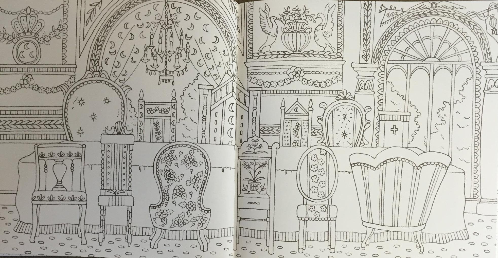 Amazon.com: Romantic Country: A Fantasy Coloring Book: 9781250094469 ...