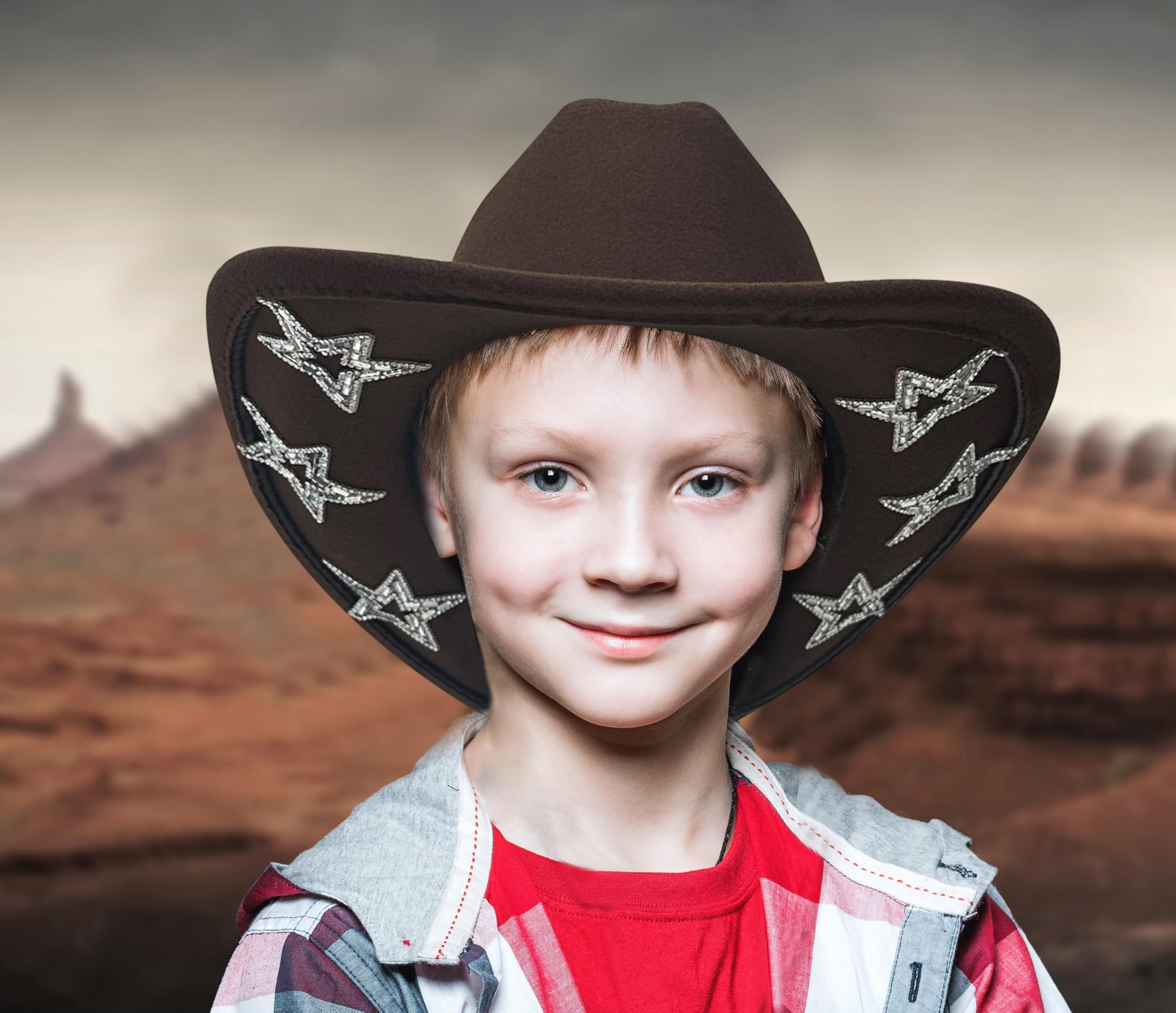 Snapklik.com : Jastore Kids Girls Boys Bling Rhinestone Western Cowgirl ...