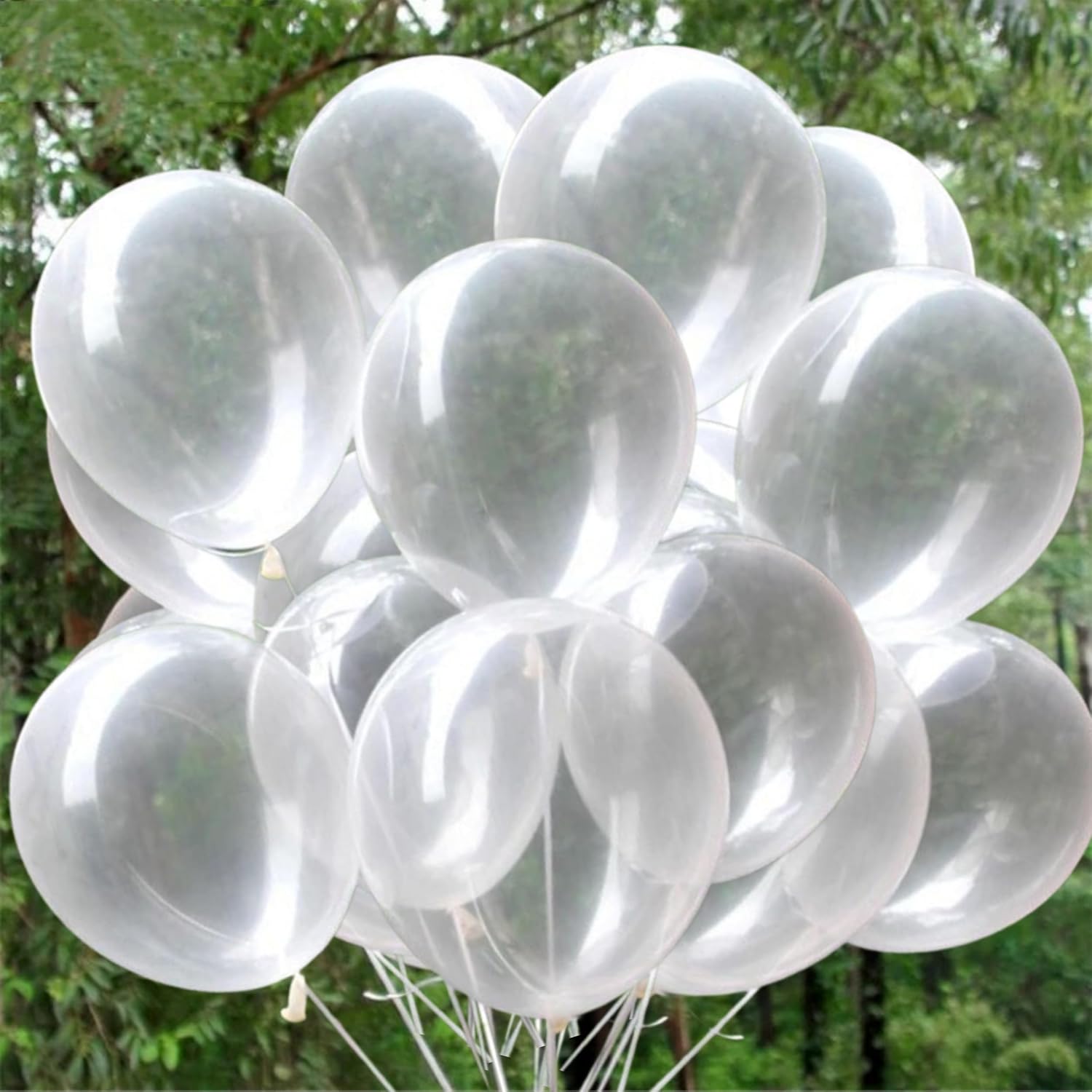 Amazon.com: 25PCS Clear Balloons 12 inch Clear Latex Balloons for ...