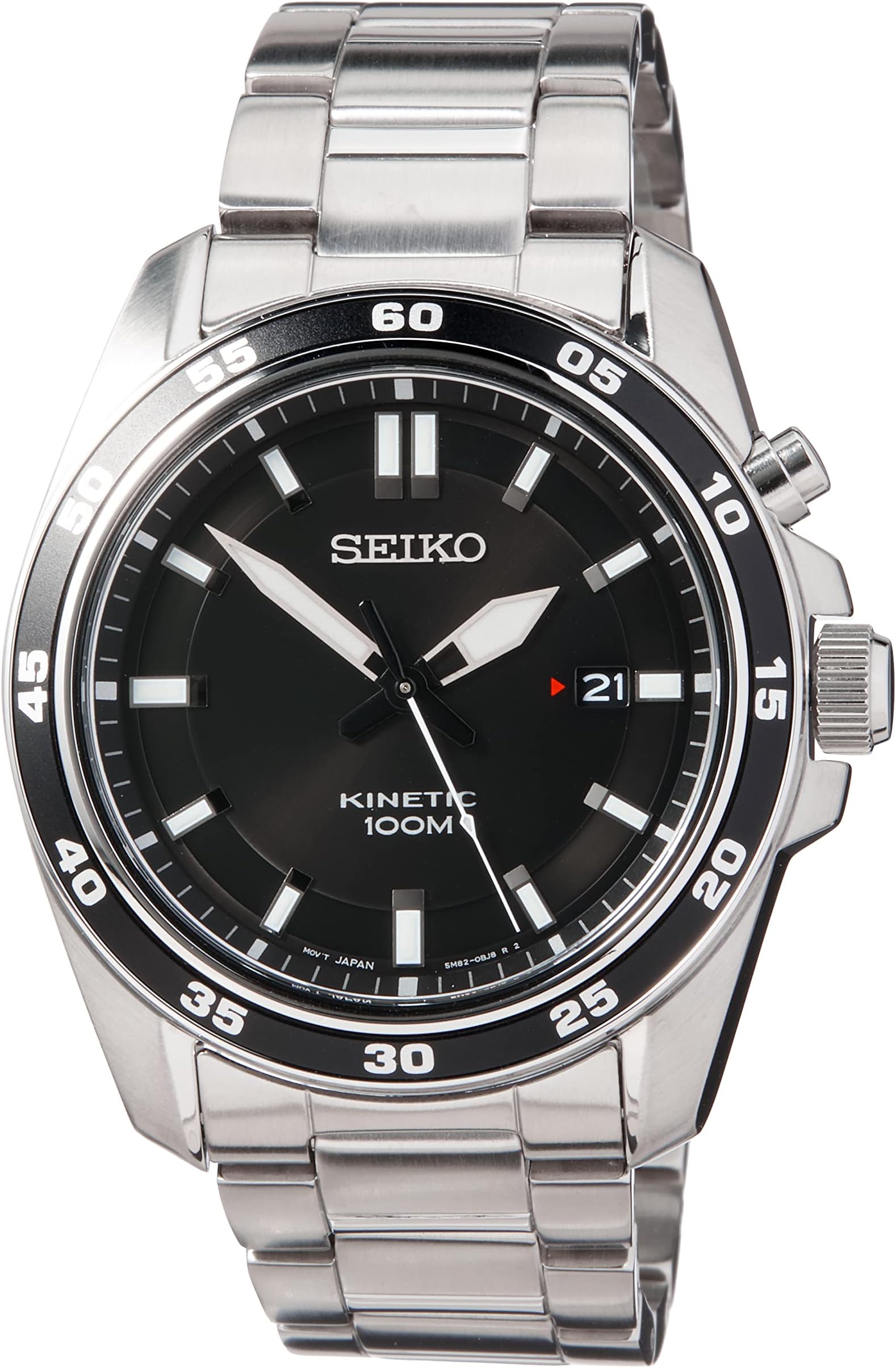 Seiko Men's Analogue Japanese Quartz Watch with Stainless Steel Strap ...