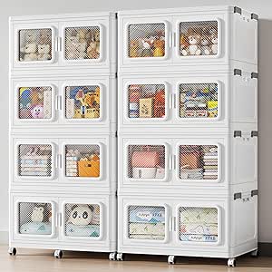 Amazon.com - Broview 440Gal Storage Bins, 1760Qt Extra Large Stackable ...