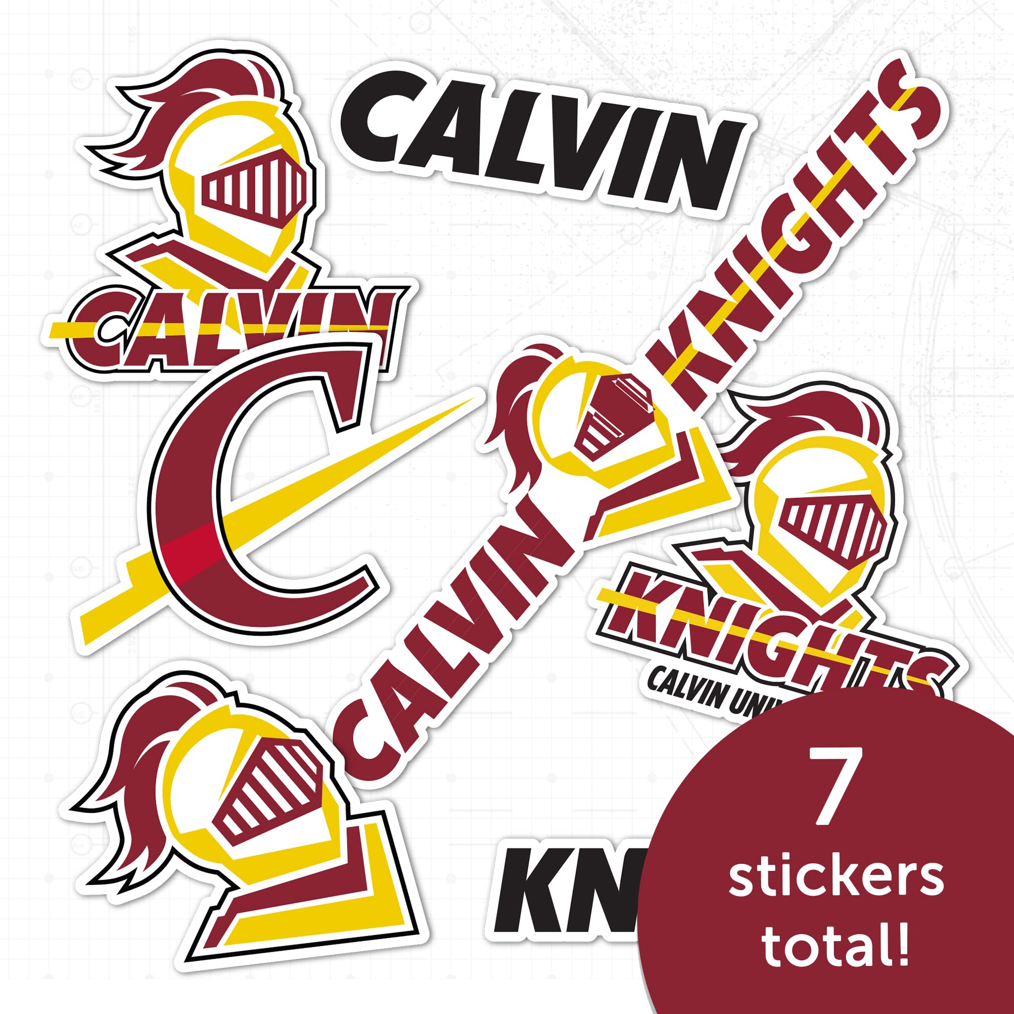 Calvin Knight Logo Calvin University" Sticker For Sale By