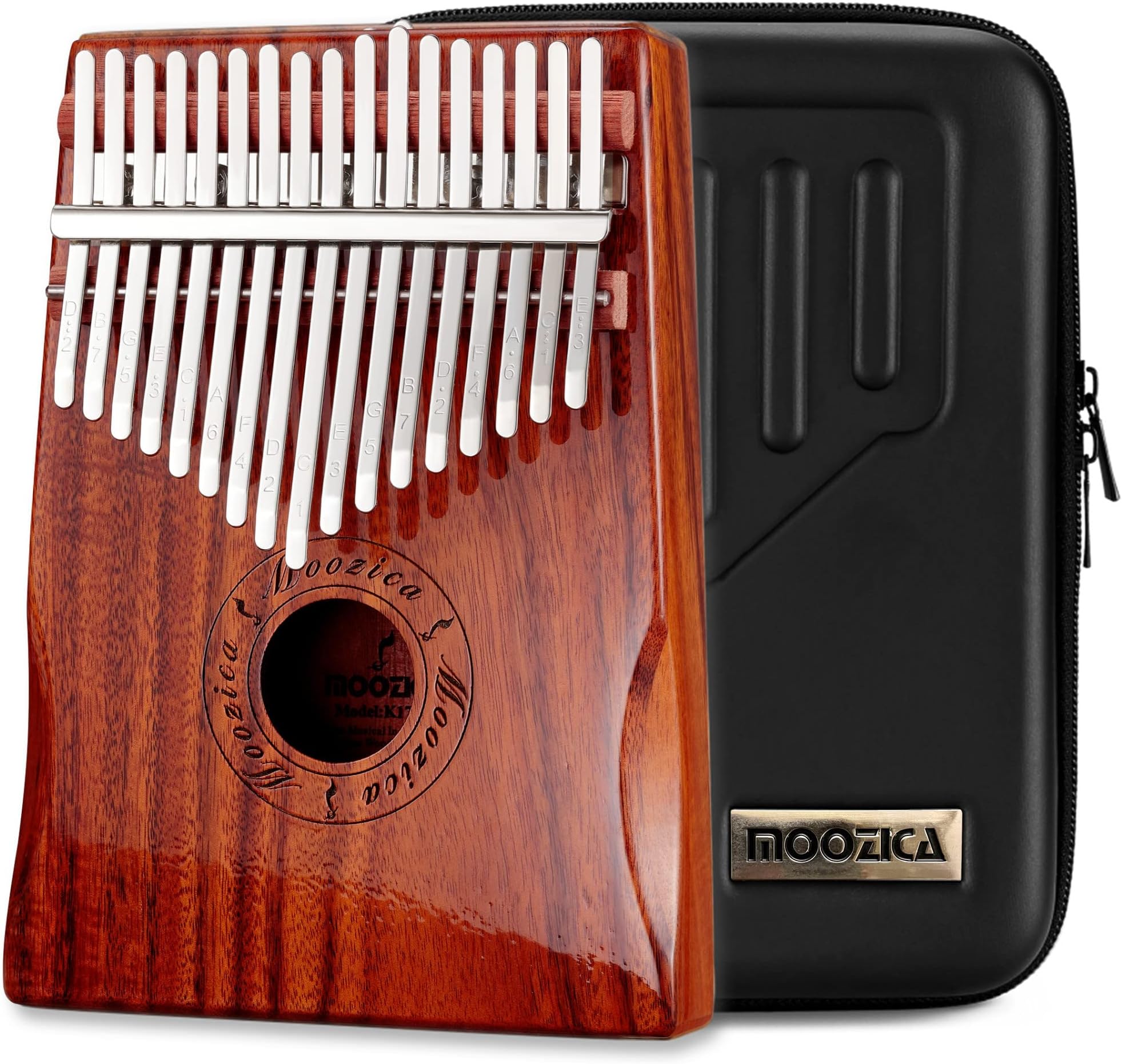 Amazon.com: Nino Percussion Kids' Kalimba with Five Chrome Plated Steel ...