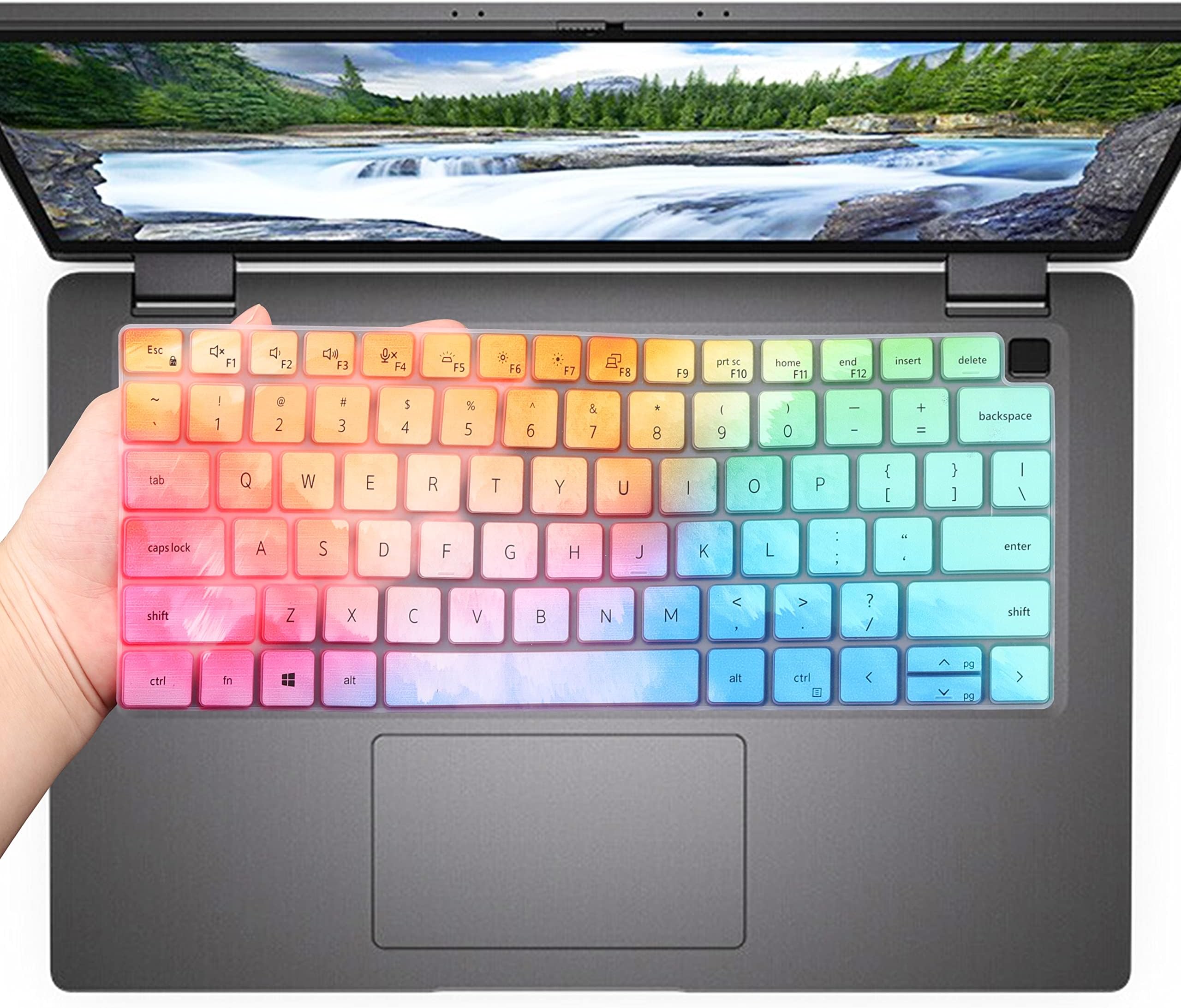 Amazon.com: MUBUY Keyboard Cover Skin Fit for DELL XPS 15-9570 15-9550 ...