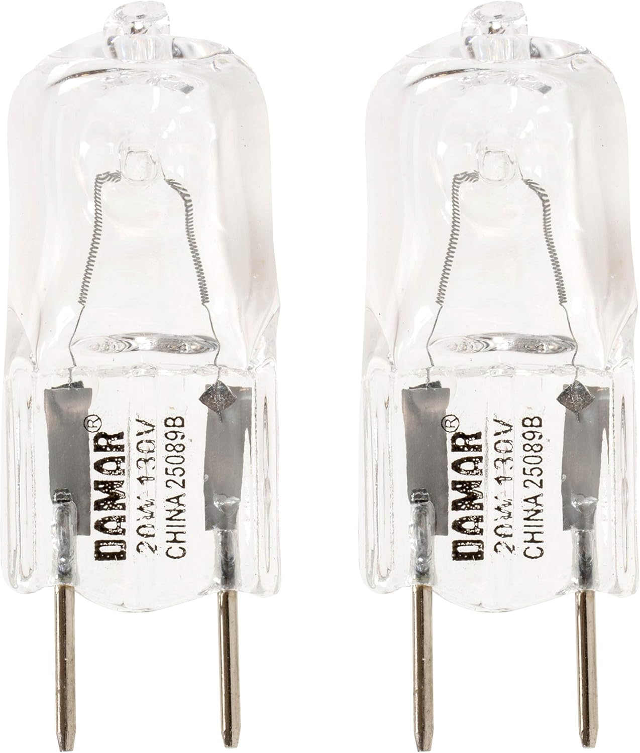 WB25X 10019 focos de repuesto de 20 vatios para lámpara alógena de microondas GE paquete x 2 ...