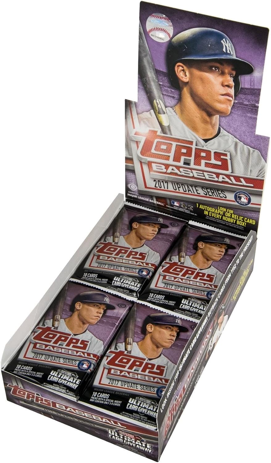 Amazon.com: 1 PACK - 2017 TOPPS BASEBALL-UPDATE SER.-UNOPENED SEALED-10 ...