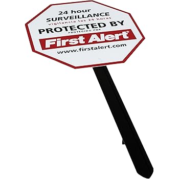 Amazon.com: SummitLink Generic Yard Sign for Home Security System ...