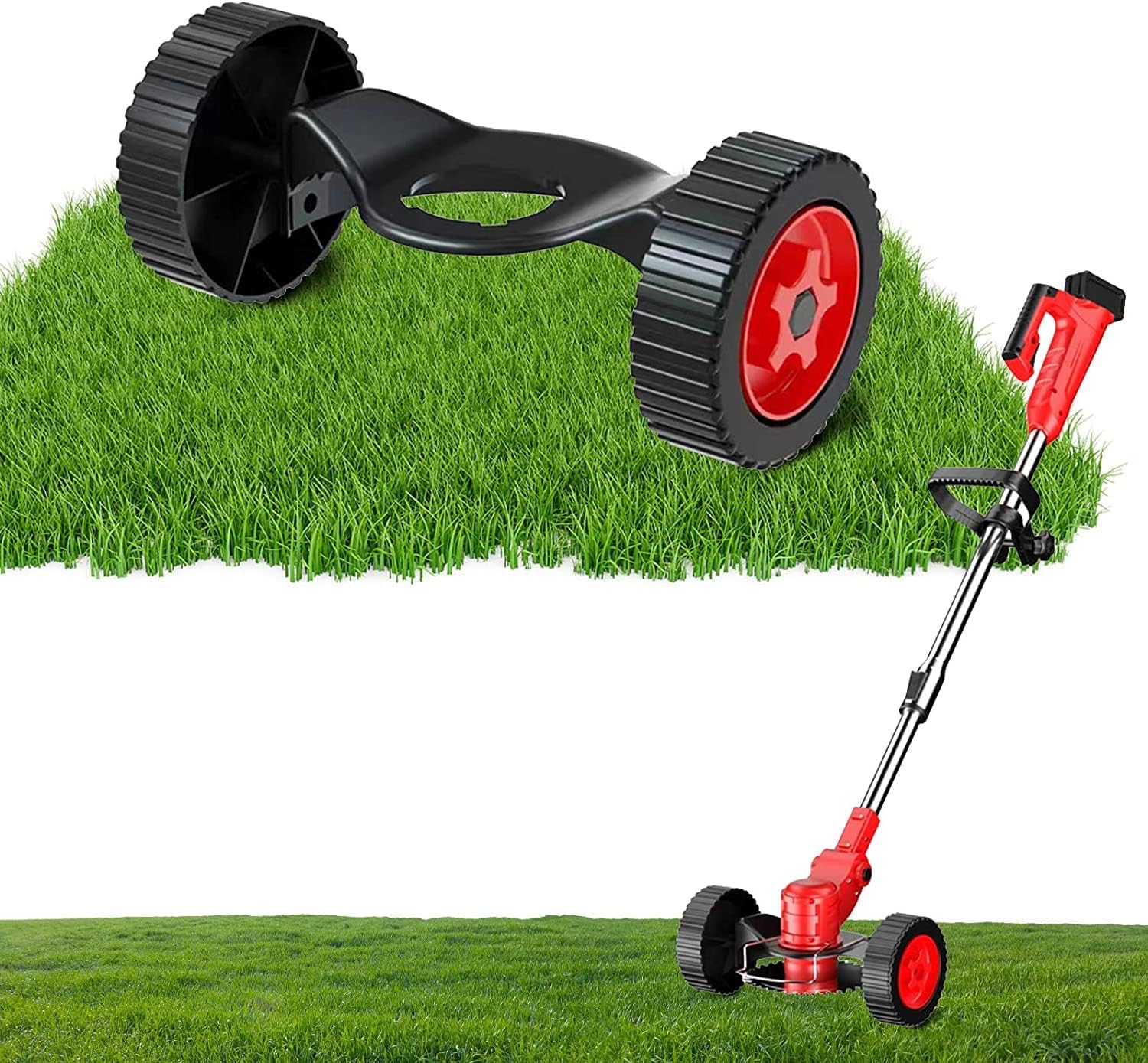 Roues de Support pour Coupe-Bordures, débroussailleuse à conducteur ...