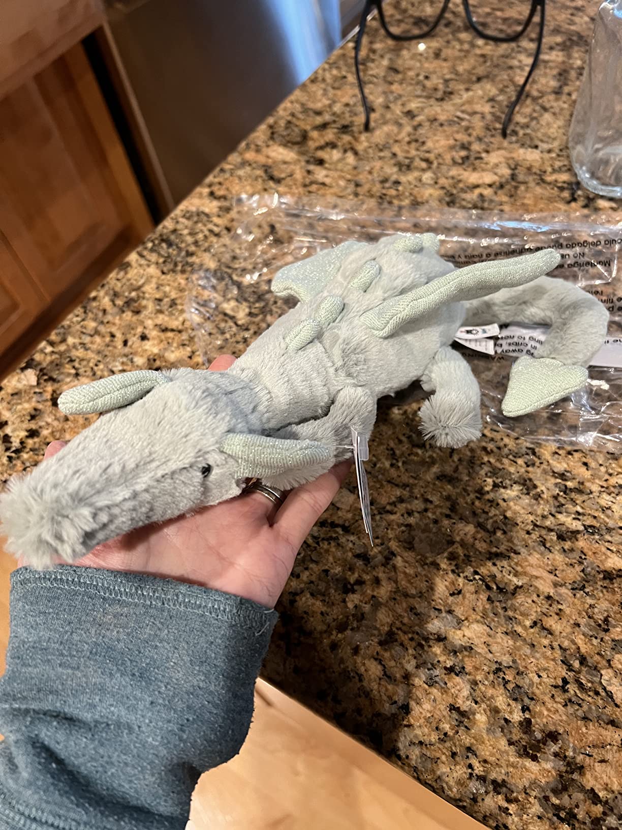 Amazon.com: Jellycat Sage Dragon Stuffed Animal, Little 12 inches ...