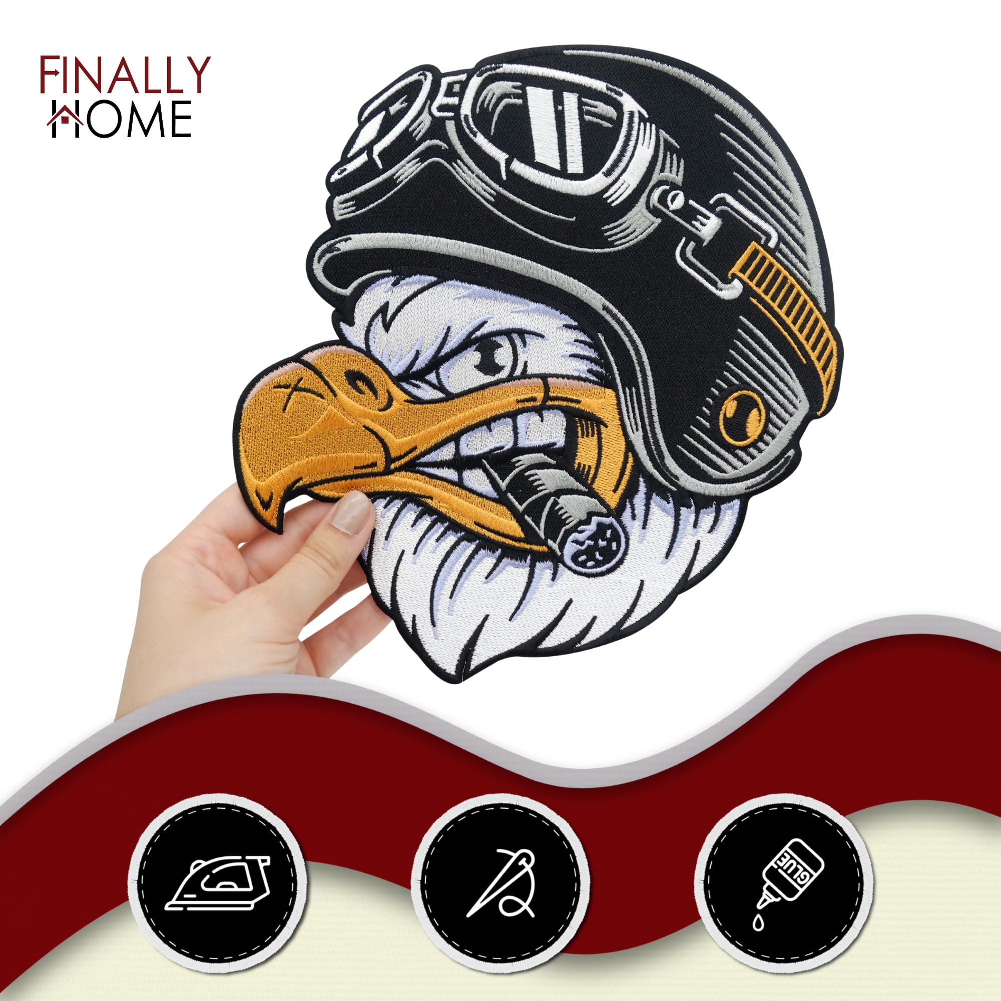 Large Biker Back Patches