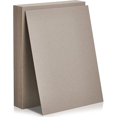 Amazon.com: Chipboard Sheets 8.5" x 11" - 100 Sheets of 22 Point Chip ...