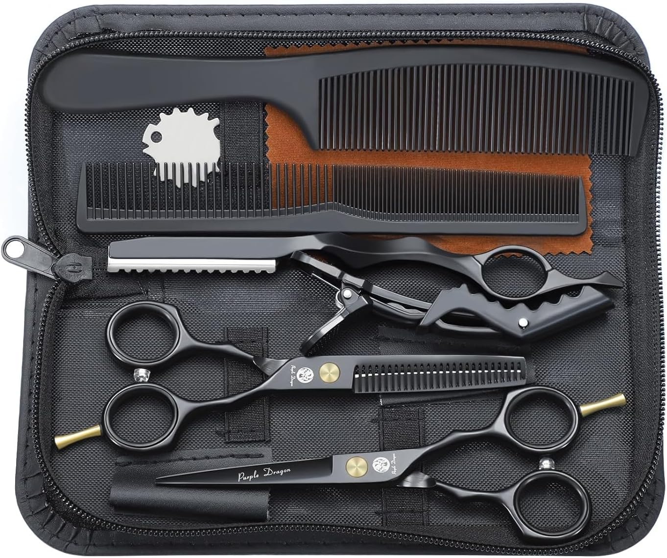 Amazon.com : JASON Professional 10-Piece Haircut Scissors Set - 6.5 ...