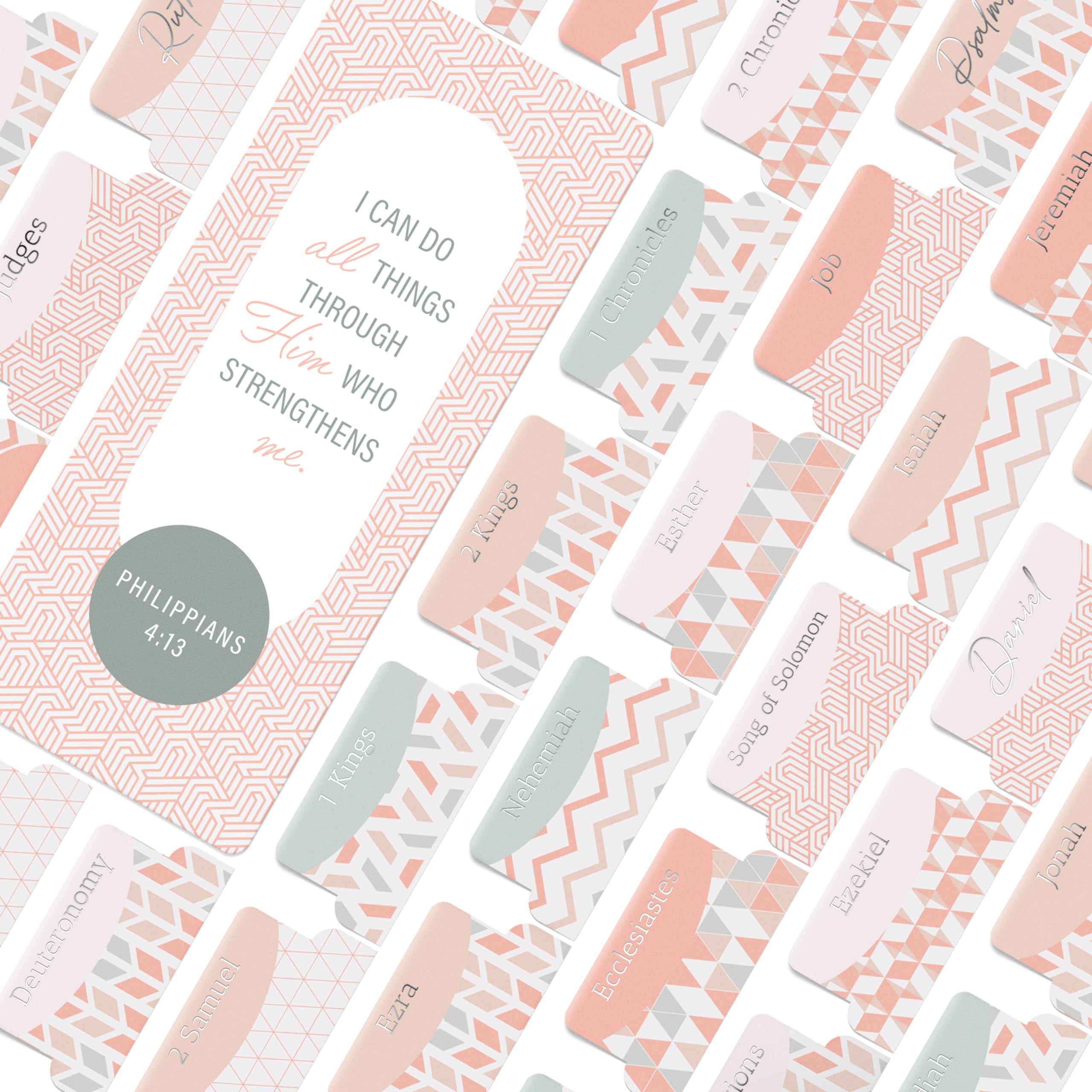 Snapklik.com : Bible Book Tabs, 100 Soft-Touch, Laminated Bible Tabs ...