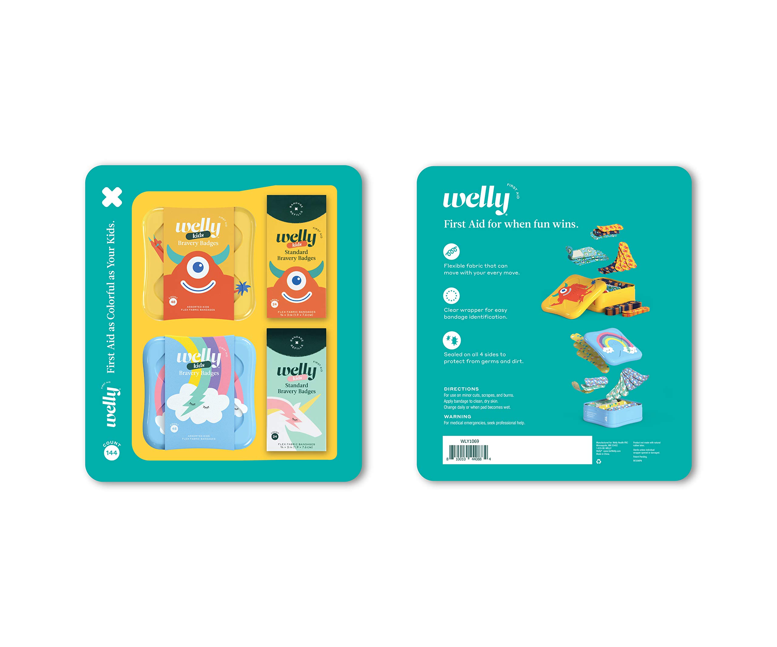 Buy Welly Bandages - Bravery Badges, Flexible Fabric, Adhesive ...