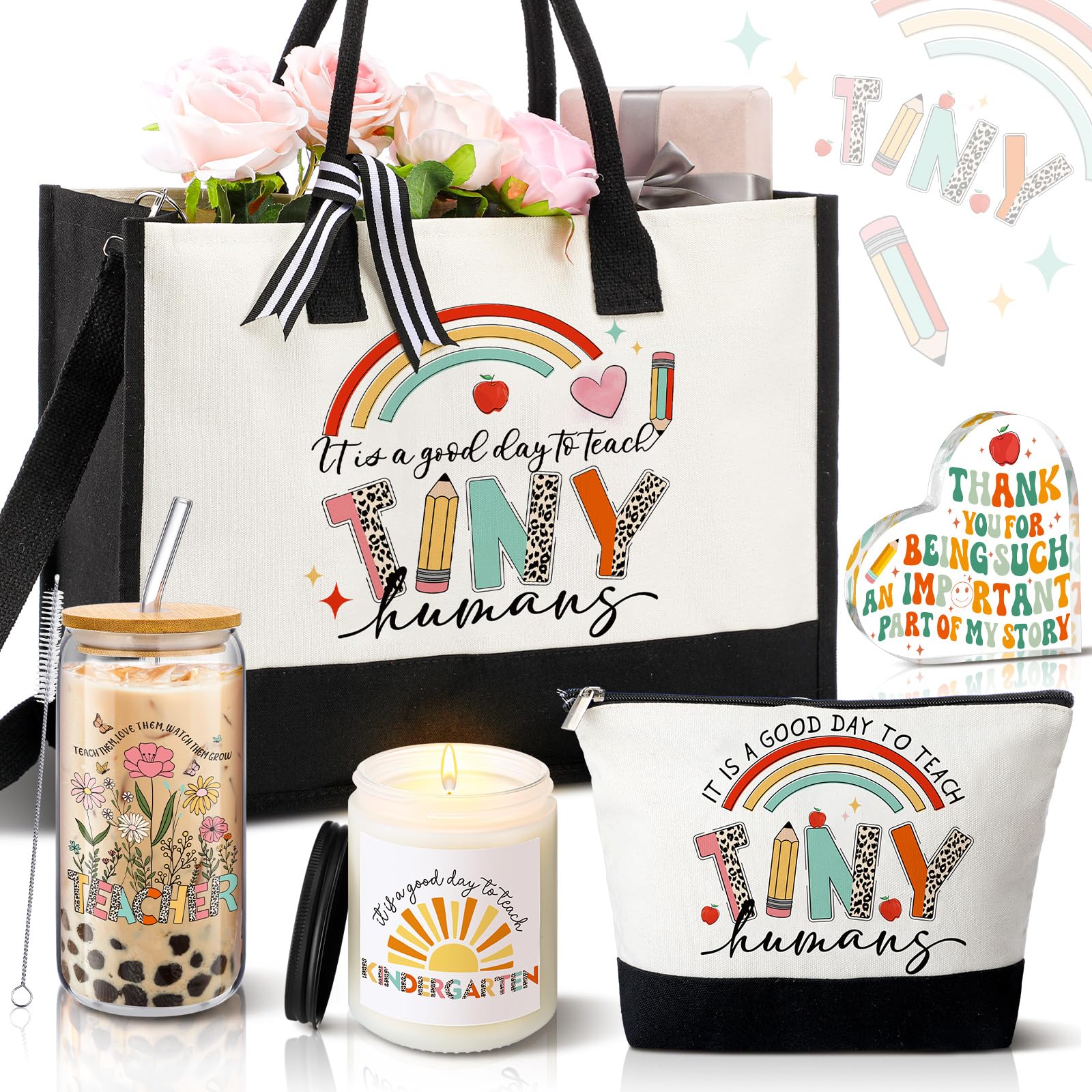 Amazon.com: Locmeo 5 Pcs Gifts for Kindergarten Teacher Appreciation ...