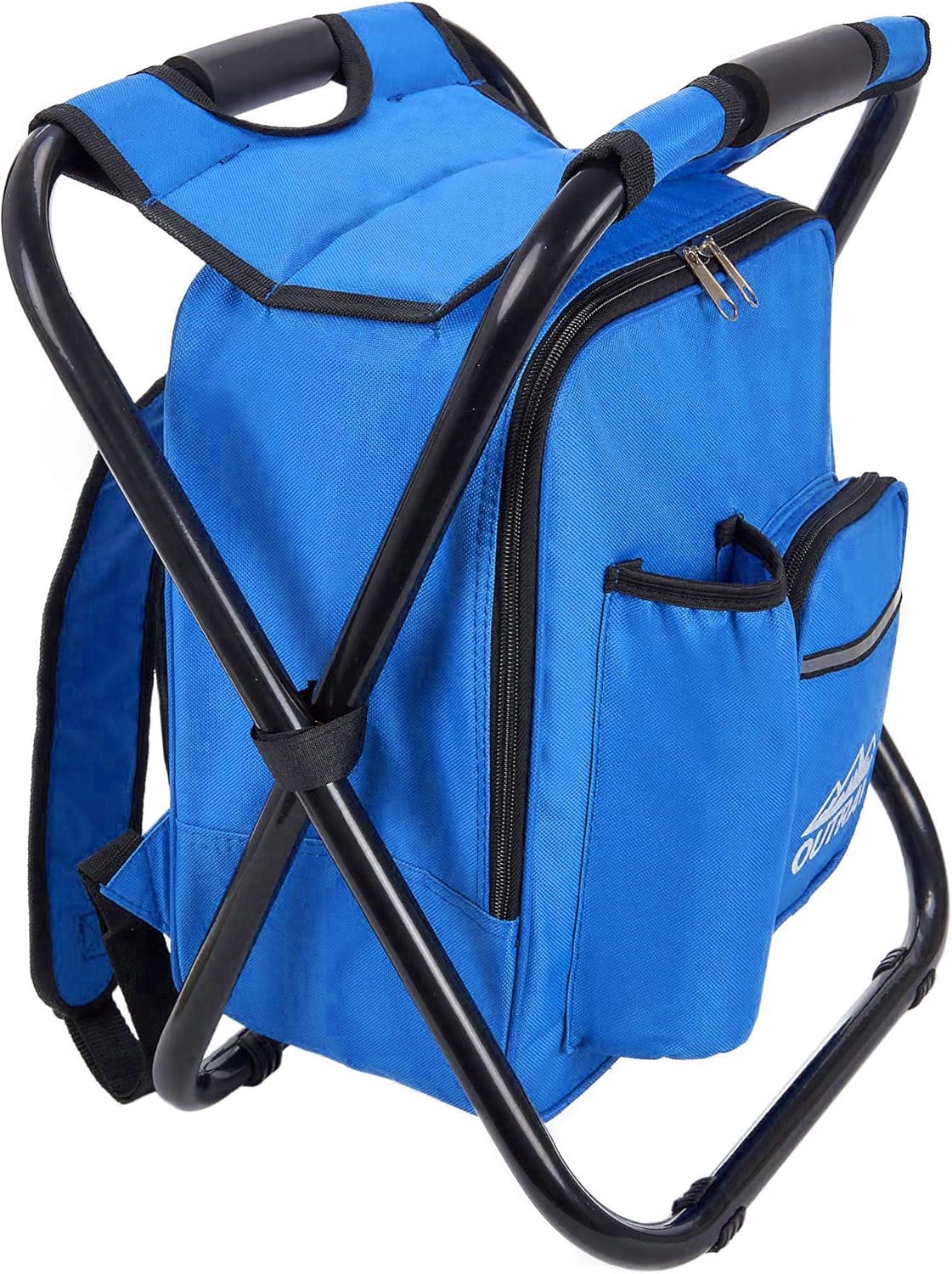 Amazon.com : Outrav Blue Backpack Cooler and Stool - Collapsible ...