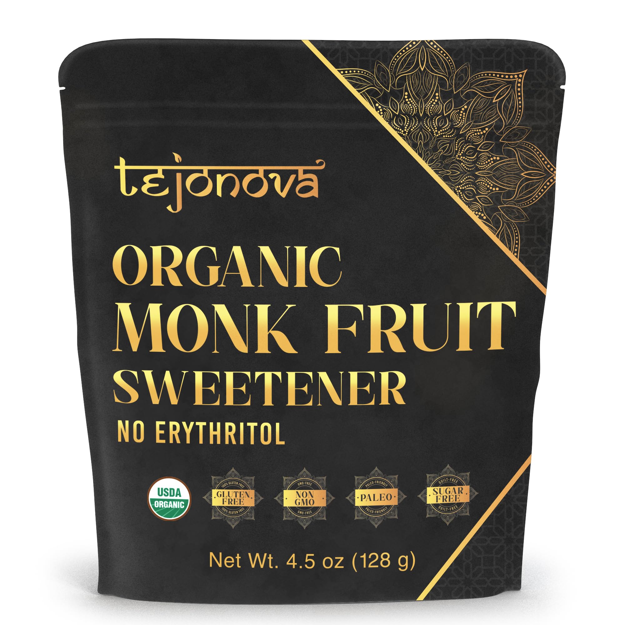 Amazon.com : Organic Monk Fruit Powder, Pure Monk Fruit Sweetener No ...
