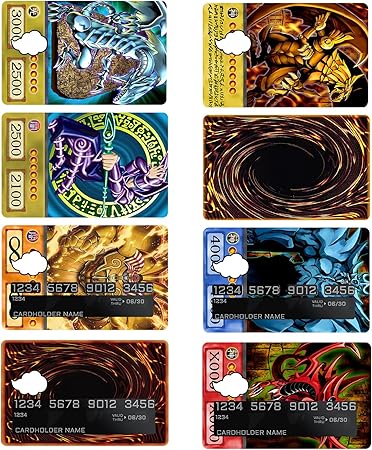 Amazon.com: Babymiu Anime Game Debit Credit Card Cover Sticker Decal ...