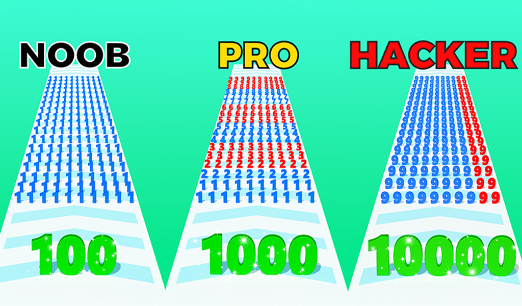 Number Merge Run 3D – Math Puzzle, Running & Merging Game - App on ...