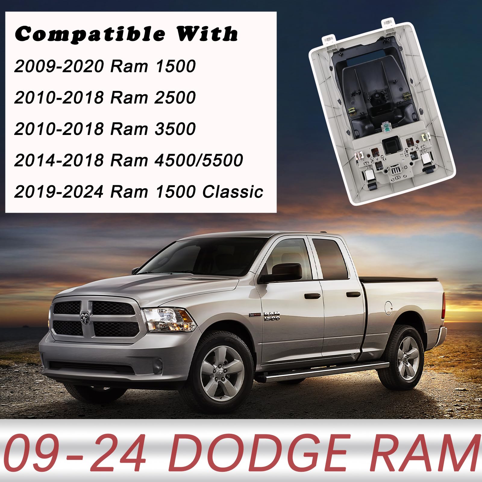 Dodge Ram Overhead Led Bar 98 02 Dodge Ram OEM Dome Light Map Light