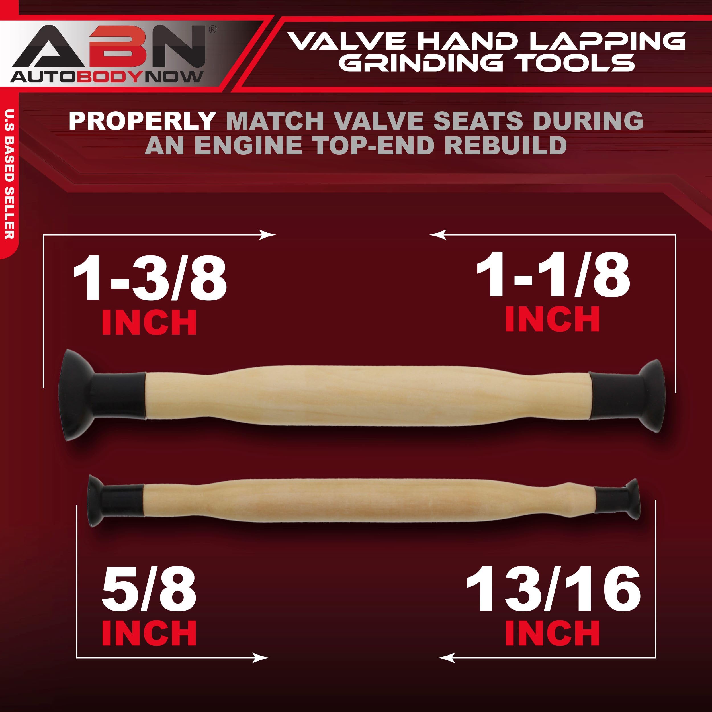 Snapklik.com : ABN Valve Hand Lapping Grinding Tool Kit 2-Piece Set ...