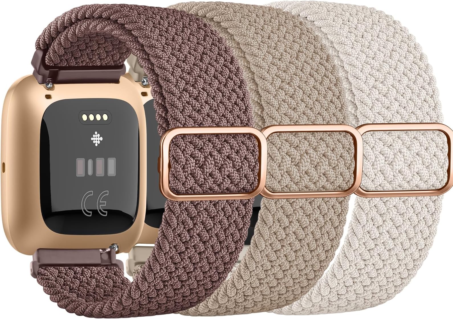Amazon.com: Jewelry Bling Bands Compatible with Fitbit Versa Band ...