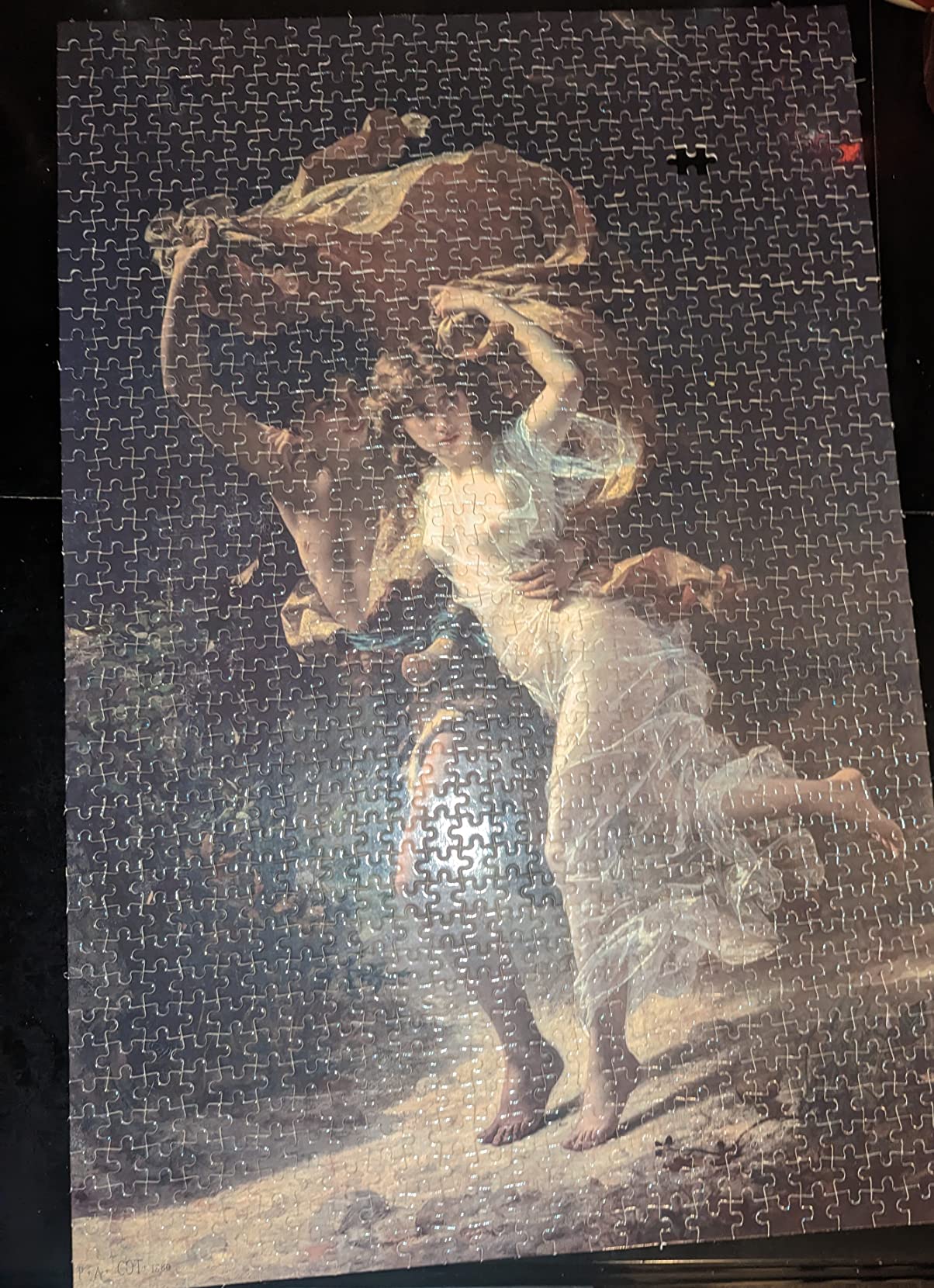 Amazon.com: Lover in Storm Springtime Puzzle 1000 Piece for Adult ...