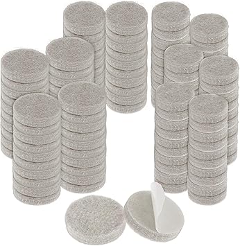 Amazon.com: 100PCS Felt Pads for Chair Legs Felt for Furniture on Wood ...