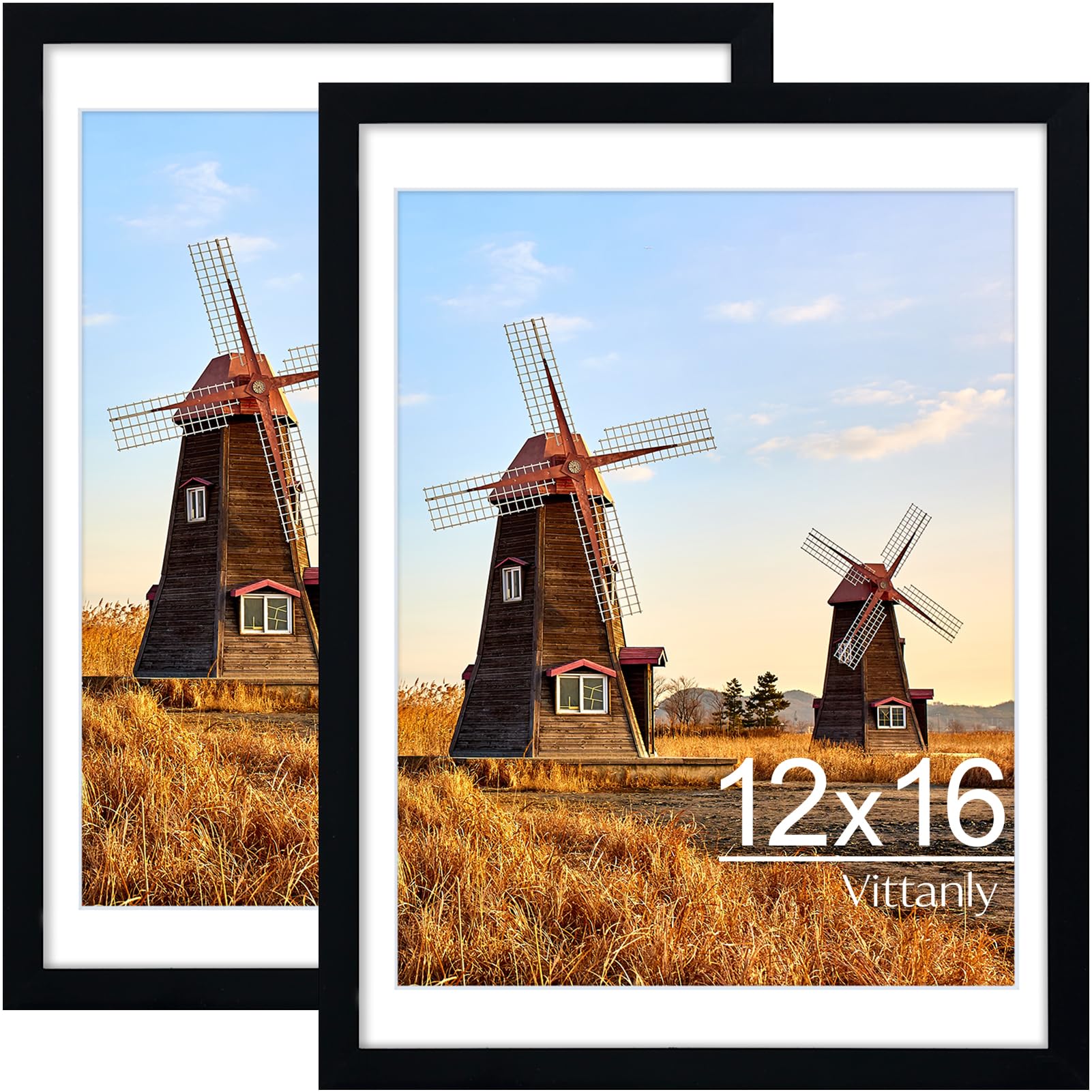 Amazon.com - Vittanly 12x16 Picture Frame Set of 2, Display Poster ...