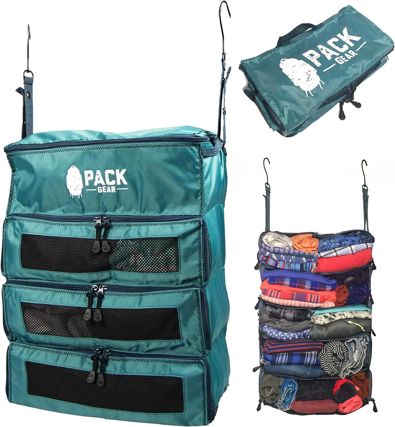 Amazon.com: Pack Gear Hanging Carry-On Organizer - Our Fitted Hanging ...