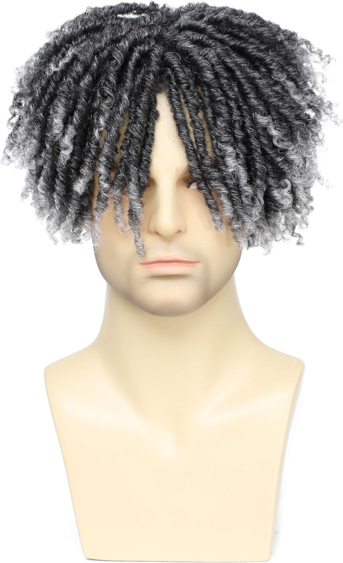 Amazon.com : Ms Taj 7Inch Short Dreadlock Hair Topper Wig for Men/Women ...