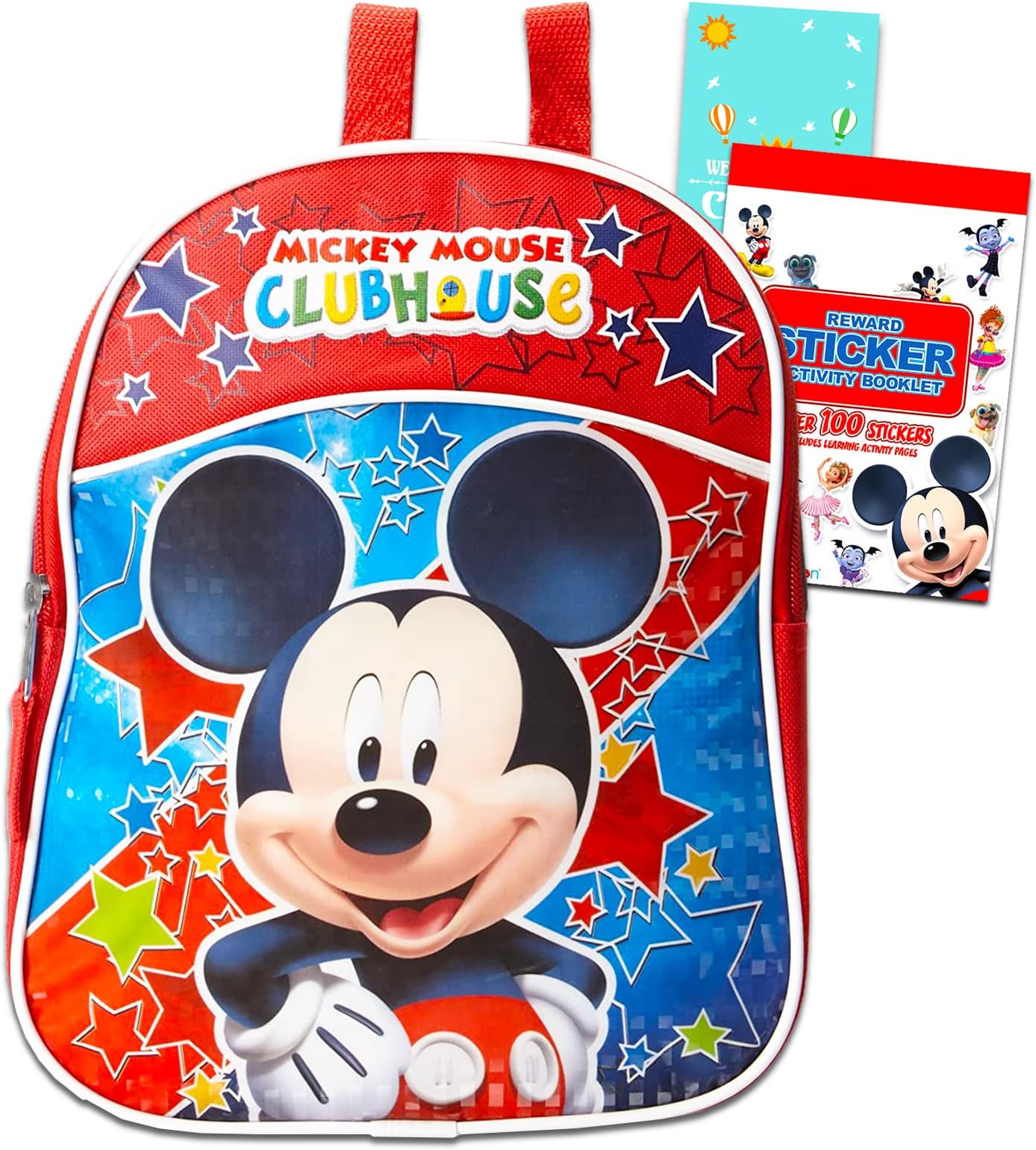 Amazon.com | Mickey Mouse Mini Backpack for Boys - Bundle with 11 ...