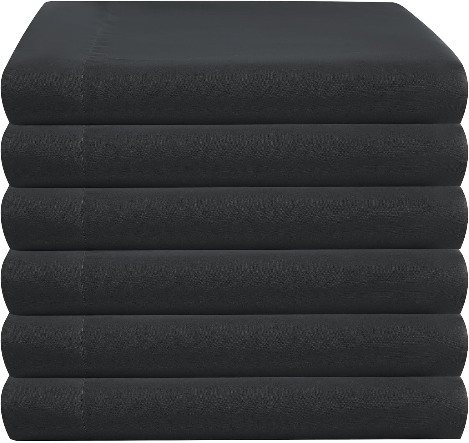 Amazon.com: ZPECC Flat Sheets Only - 6 Pack Soft Microfiber Sheets ...