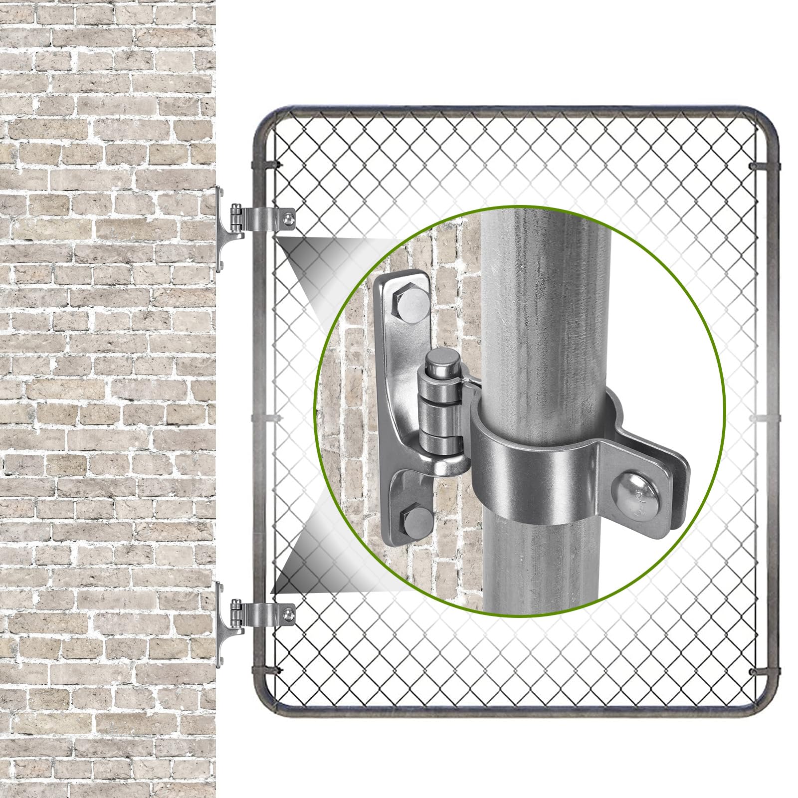 Snapklik.com : Insaga 304 Stainless Steel Thick Gate Hinges, Heavy Duty ...