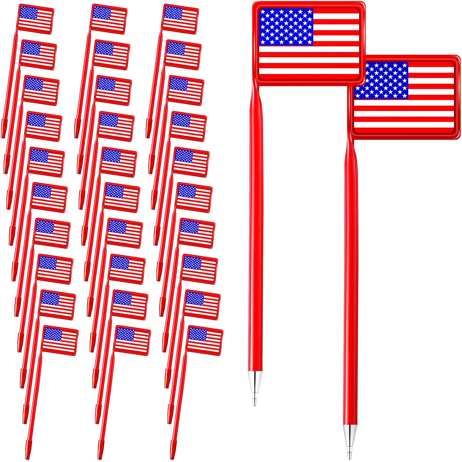 Independence Day Pens American Flag Pen Patriotic Themed Ballpoint Pens ...