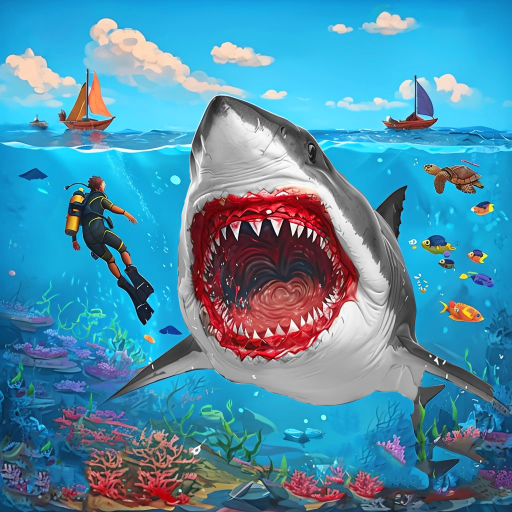 Angry Shark Attack Survival Simulator Dolphin Sea Adventure Game - App ...