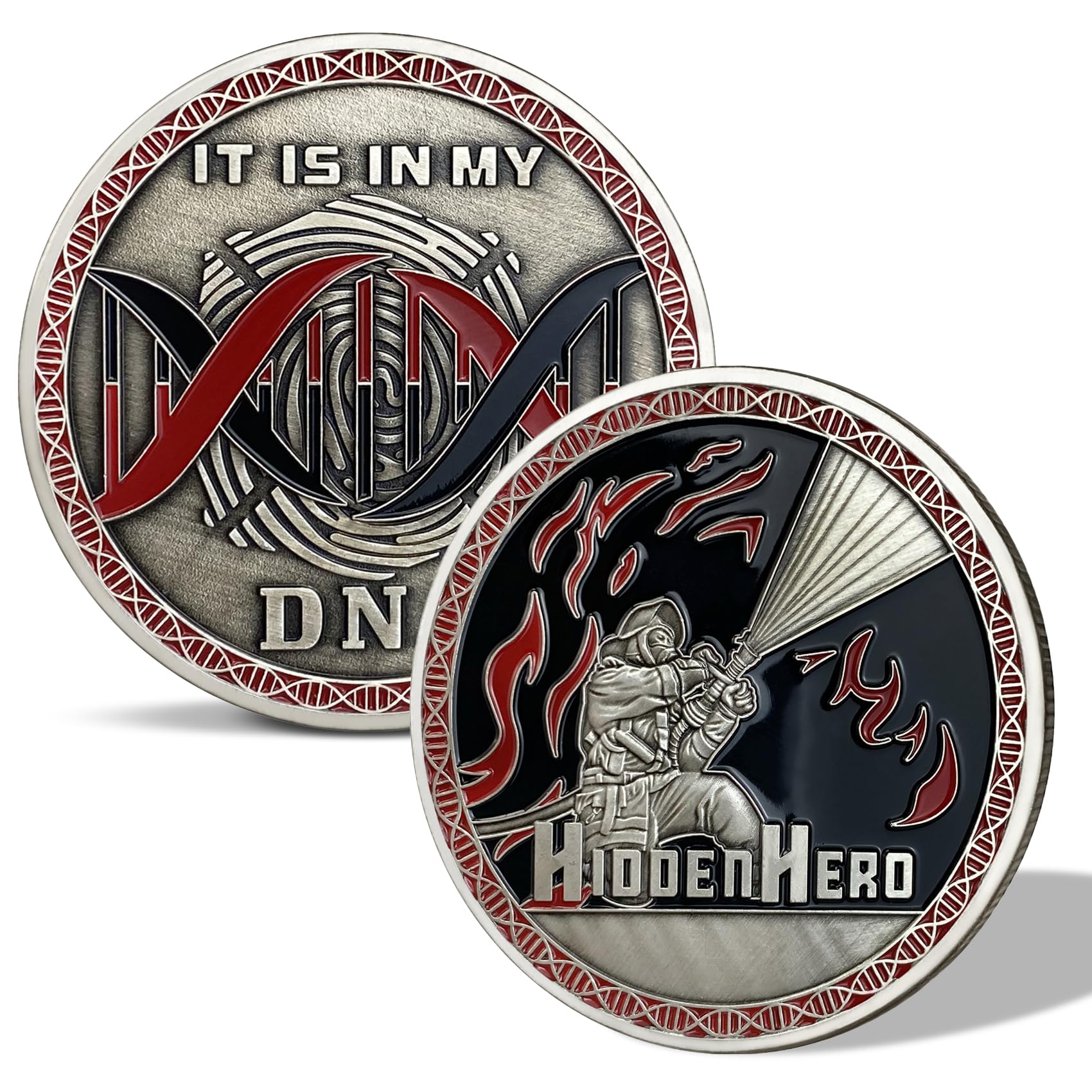 Amazon.com : ASmileIndeep Firefighter Challenge Coin First Responder ...