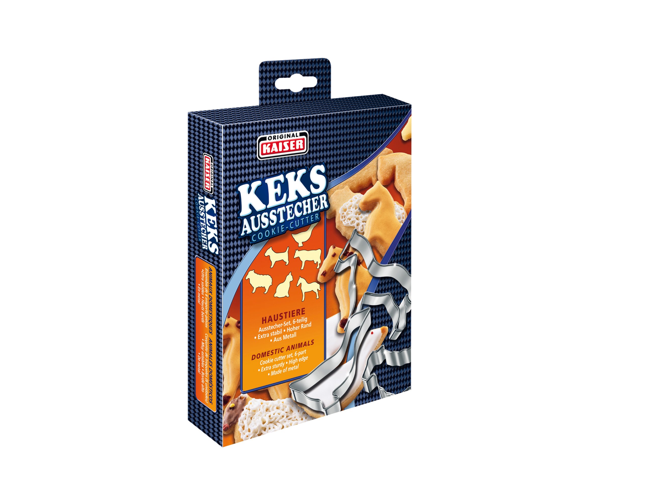 Amazon.com: Original Kaiser Domestic Animals Cookie Cutters ~ Set of 6 ...