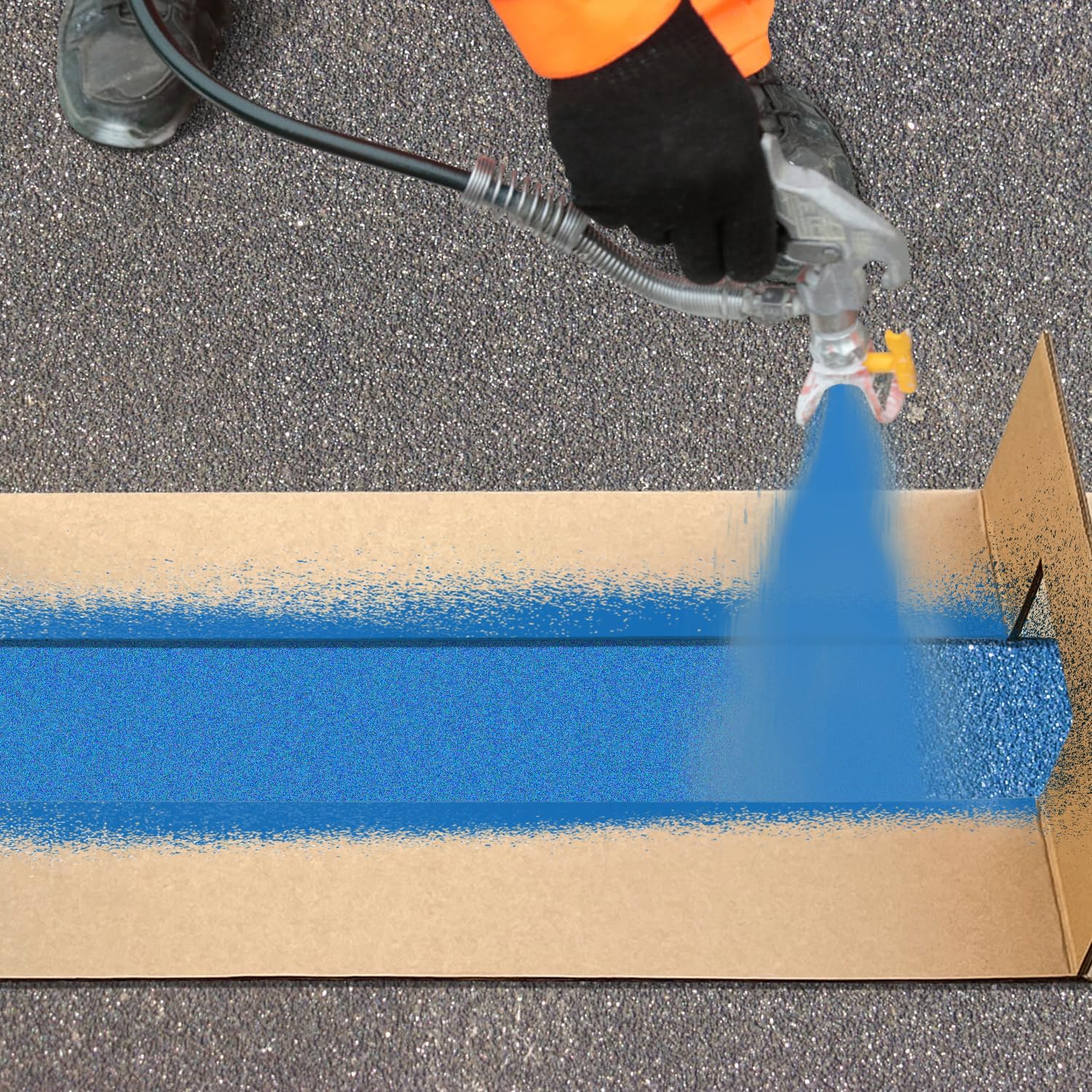 Amazon.com : Yookok Handicap Parking Stencil Kit, Reusable Cardboard ...