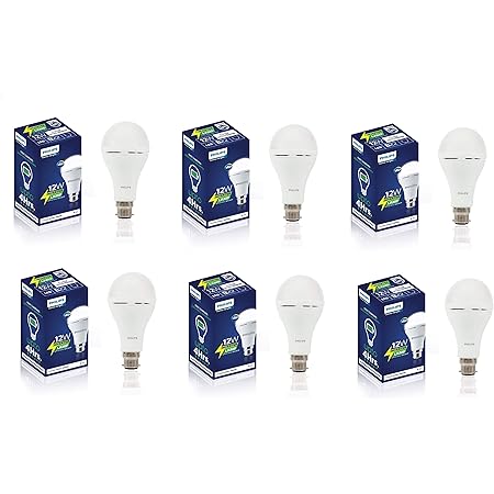Buy Philips 12W LED Emergency Bulb, Emergency Bulb for Home, Cool Day ...
