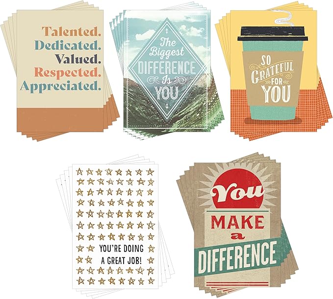Amazon.com : Hallmark Business Bulk 25 Pack Assorted Appreciation Cards ...