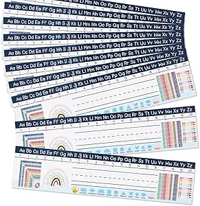 25pcs Traditional Manuscript Nameplates, Waterproof Desk Name Tags Desk ...