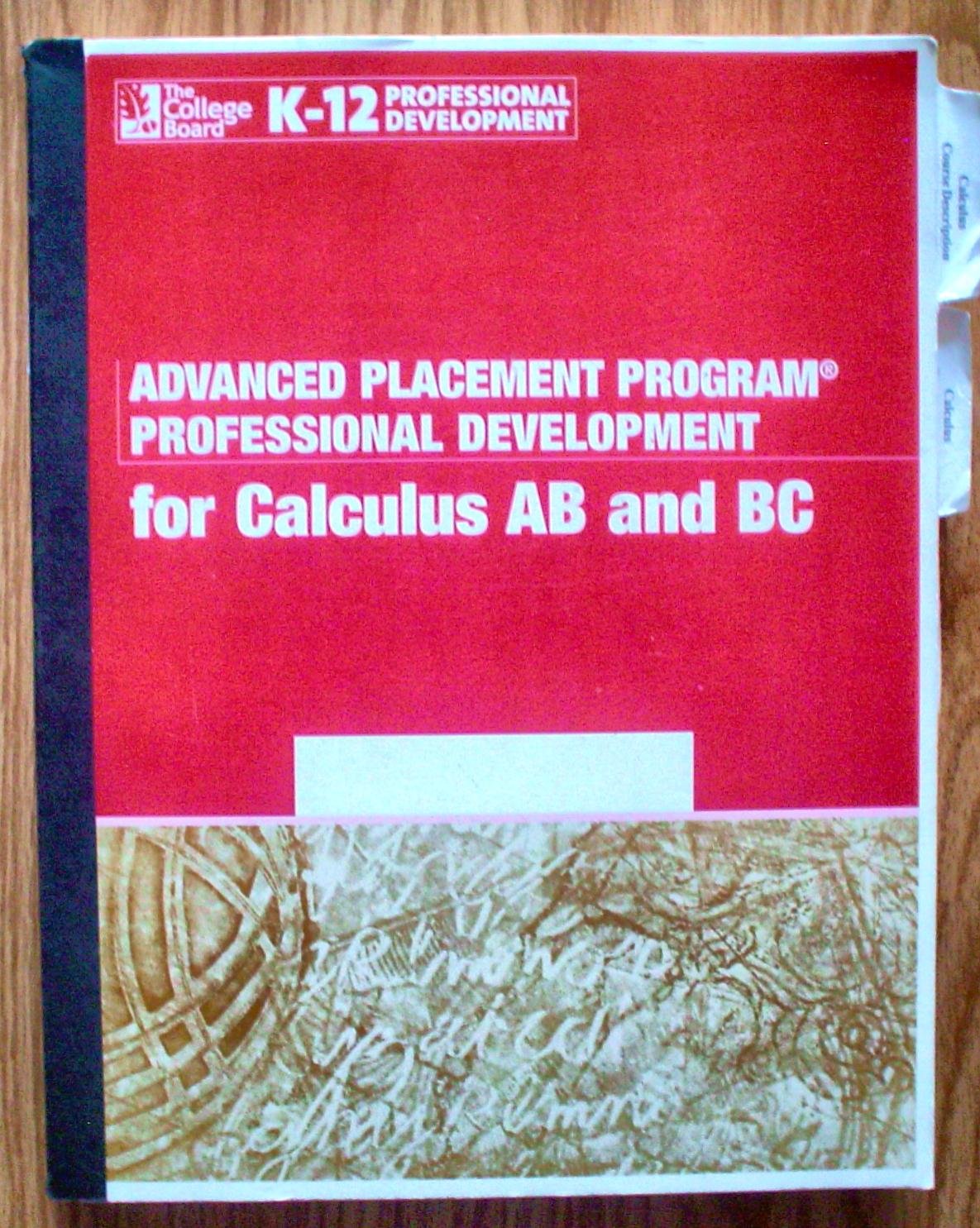 College Board ADVANCED PLACEMENT PROGRAM PROFESSIONAL DEVELOPMENT for ...