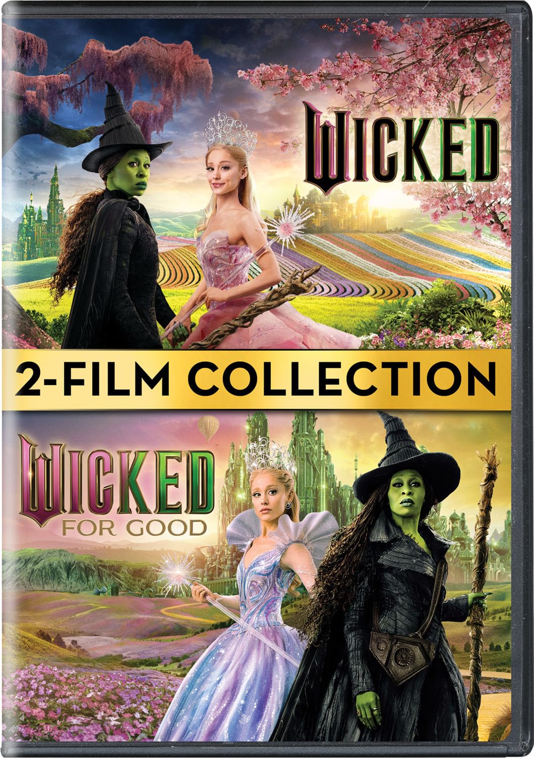Amazon.com: Wicked 2-Film Collection (DVD) : Ariana Grande, Cynthia ...