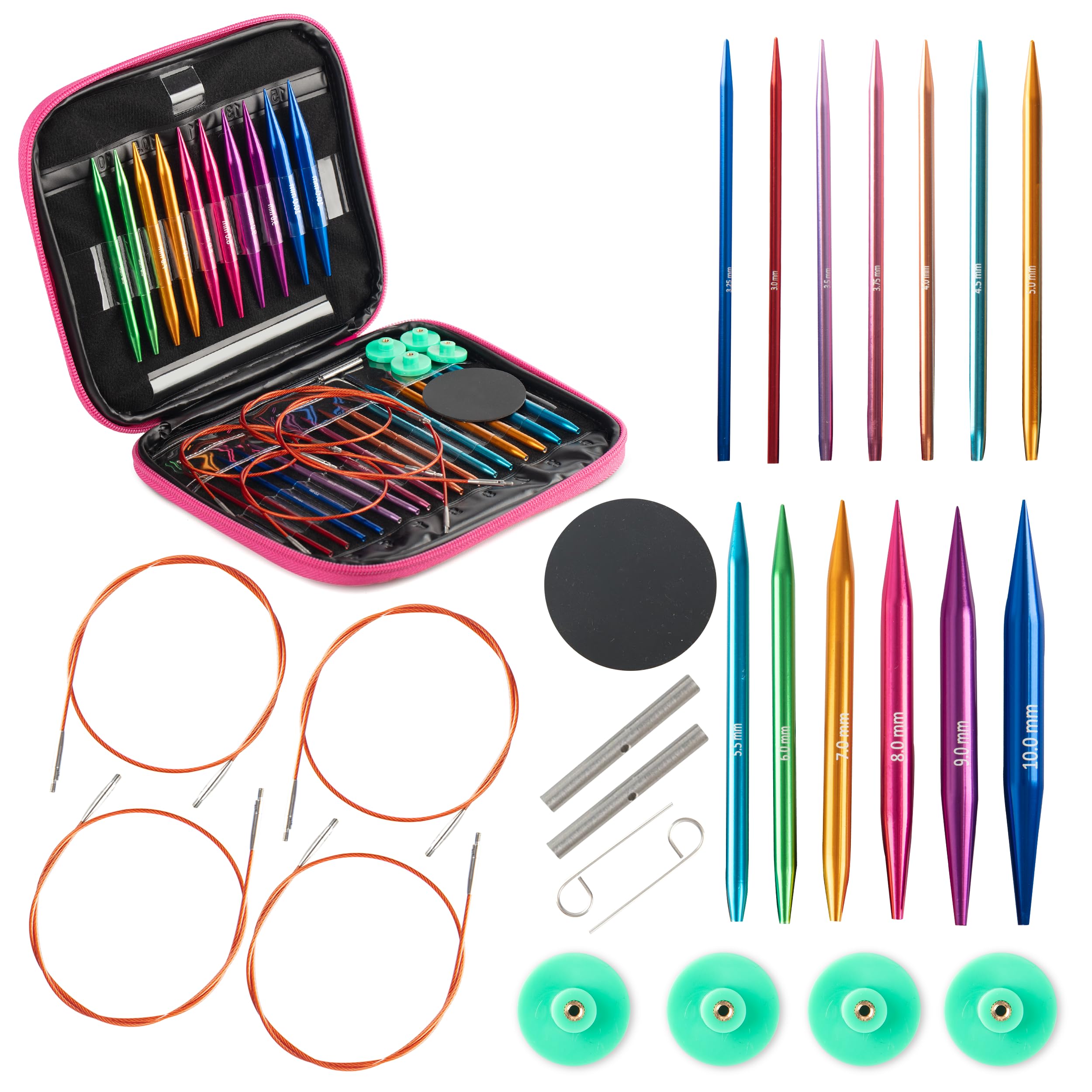 Amazon.com: Versatile Interchangeable Circular Knitting Needles - 13 ...