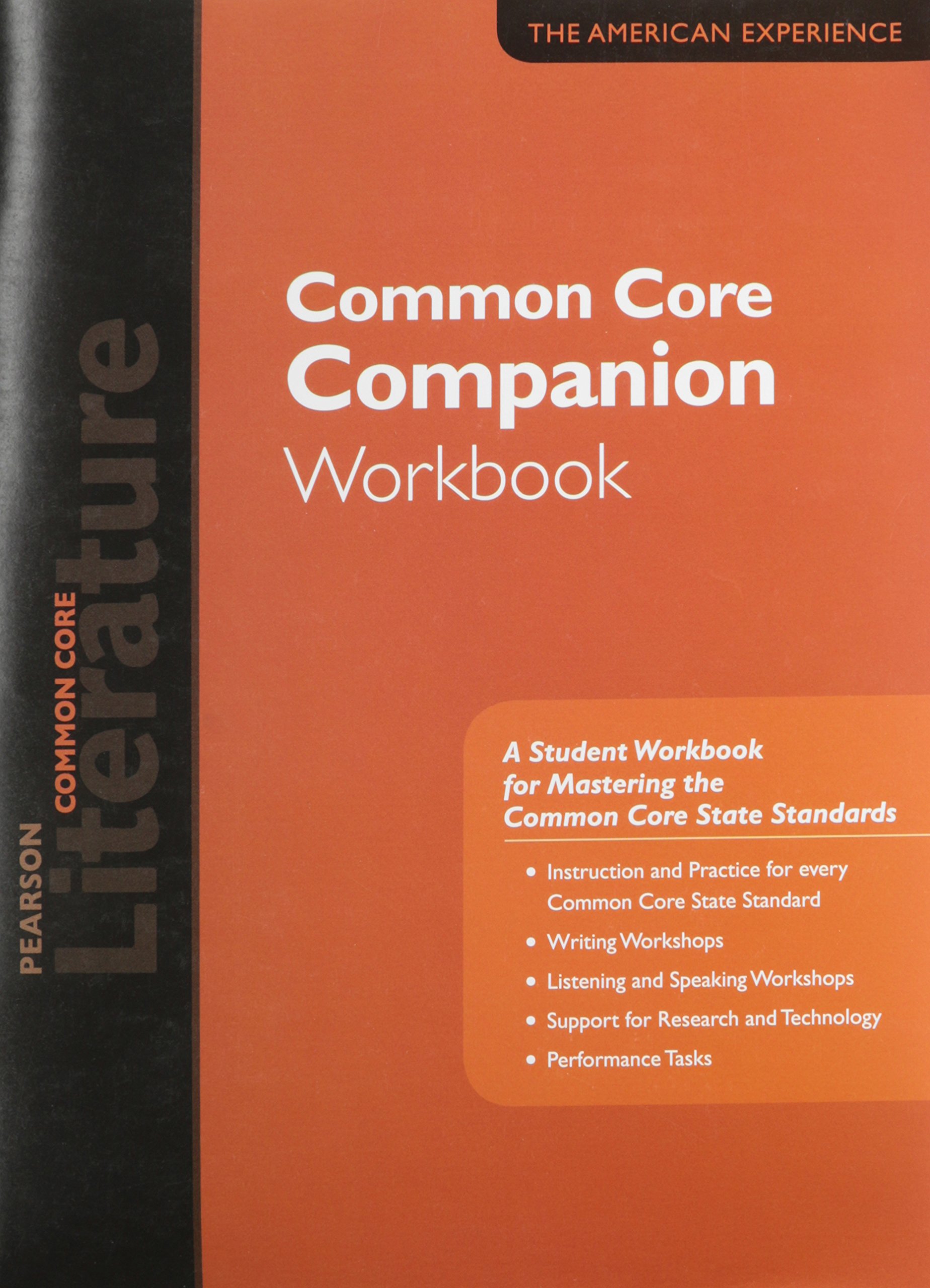 Amazon.com: Pearson Literature 2015 Common Core Companion Workbook ...