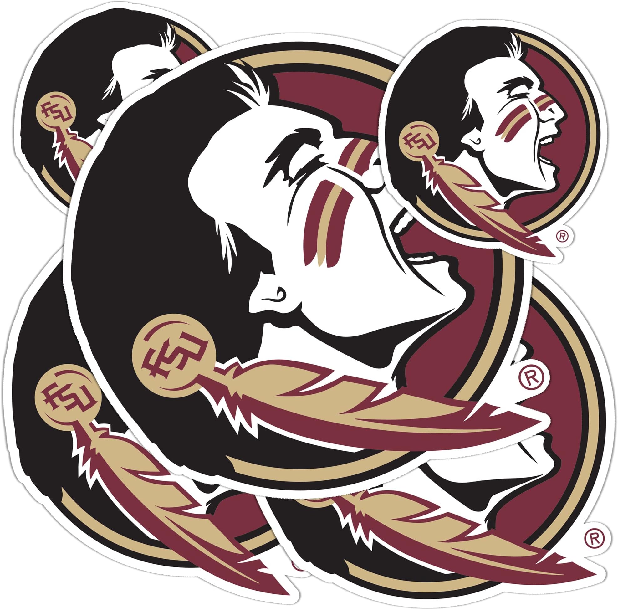 Amazon.com: Craftique Florida State Seminoles Decal (FS Decal (3",4",6 ...